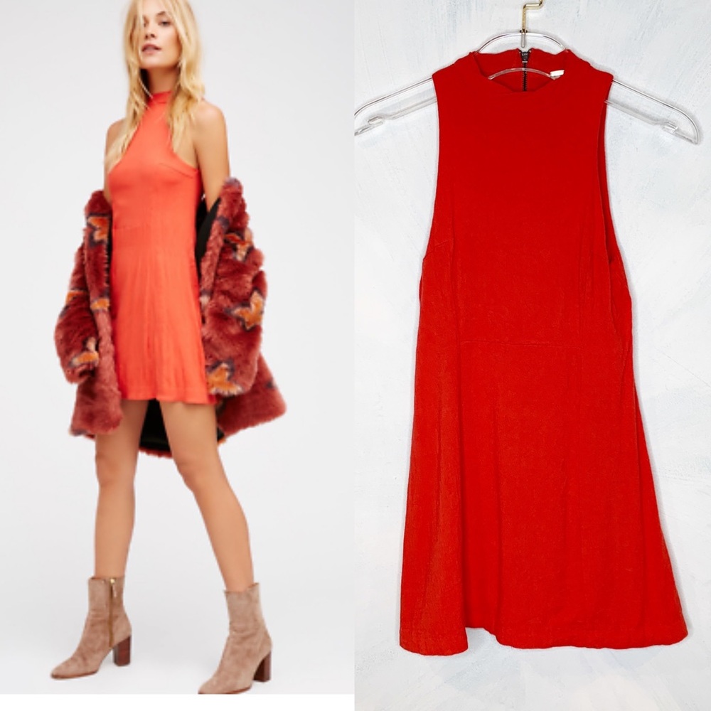 Free People Kitty Kat Mini Dress - Gem